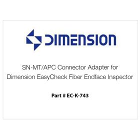 SN-MT/APC Connector Adapter for Dimension EasyCheck Inspector