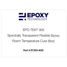 EPO-TEK® 305 Epoxi espectralmente transparente, curado a temperatura ...