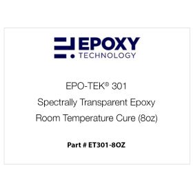EPOTEK® 301 Epoxi espectralmente transparente, curado a temperatura ...