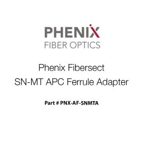 Phenix Fibersect SN-MT-APC Ferrule Adapter - Fiber Optic Center