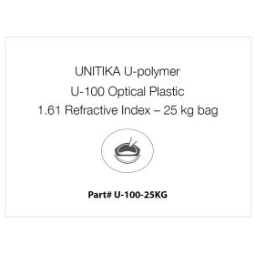 Plástico óptico UNITIKA U-polymer U-100