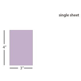 3M™ 661X Diamond Lapping Film Sheet – 3" x 4" 1µm, Lavendel