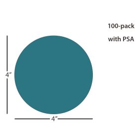 ÅngströmLap Silicon Carbide Lapping Film Disc - 4" 9 Micron, PSA