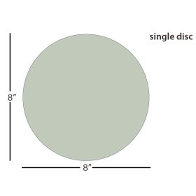Disque de film de rodage en oxyde d'aluminium 3M™ 262X - 8" 1 micron