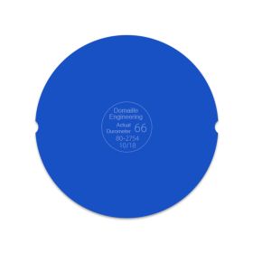 Domaille Locking Rubber Polishing Pad - 5" Disc, 65 Durometer