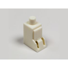 LC Connector Molded Dust Cap - White