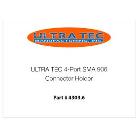 ULTRA TEC 4-Port SMA 906 Connector Holder - CTC & FTTX Polishers