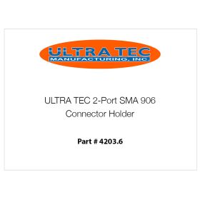 ULTRA TEC 2-Port SMA 906 Connector Holder - CTC & FTTX Polishers
