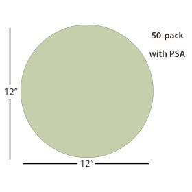 ÅngströmLap Silicon Carbide Lapping Film Disc, 12" 5 Micron, PSA