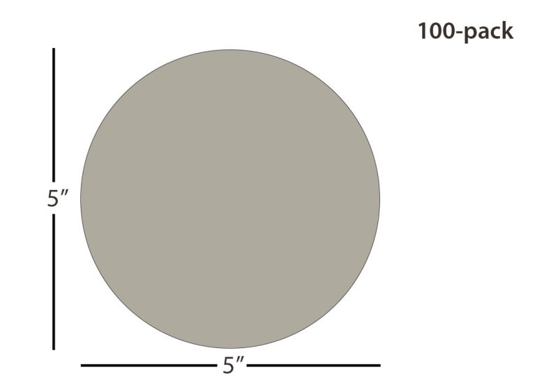 ÅngströmLap Silicon Carbide Lapping Film Disc - 5" 1 Micron