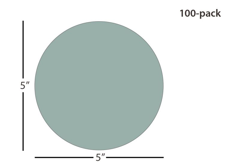ÅngströmLap Silicon Carbide Lapping Film Disc, 5" 30 Micron