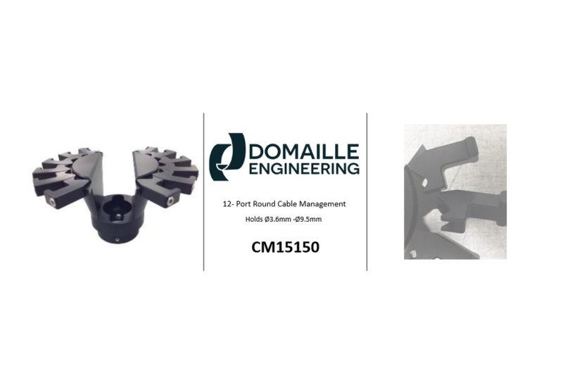 Dispositivo de gestión de cables Domaille de 12 puertos
