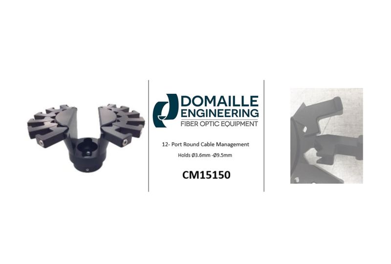 Dispositivo de gestión de cables Domaille de 12 puertos