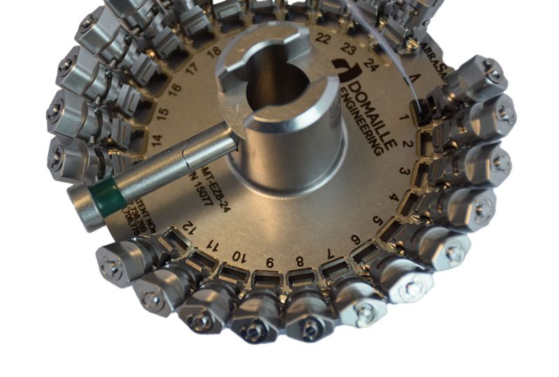 Domaille ABRASAVE 'C' MT 24-Port Polishing Fixture - Rapid Clamp