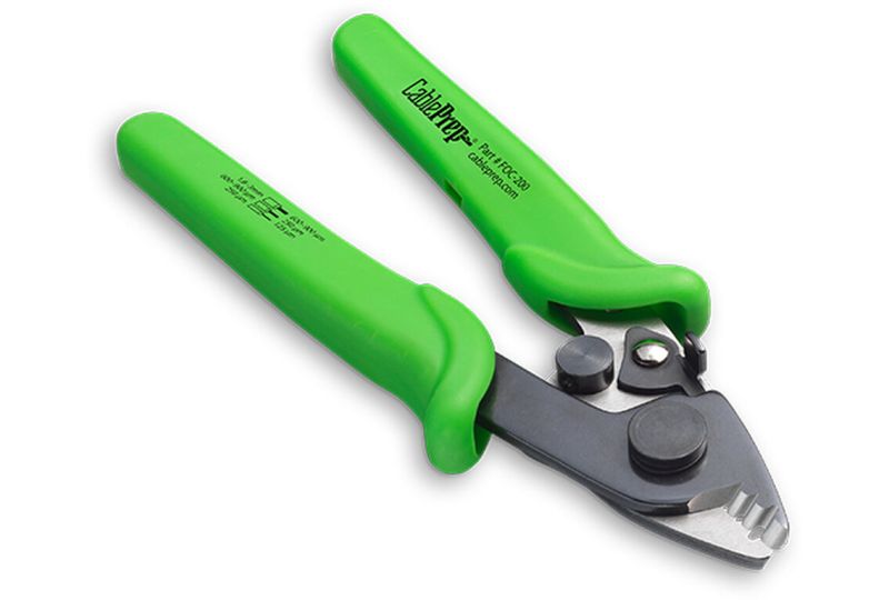 Cable Prep Tri-Hole Fiber Optic Jacket and Buffer Stripper