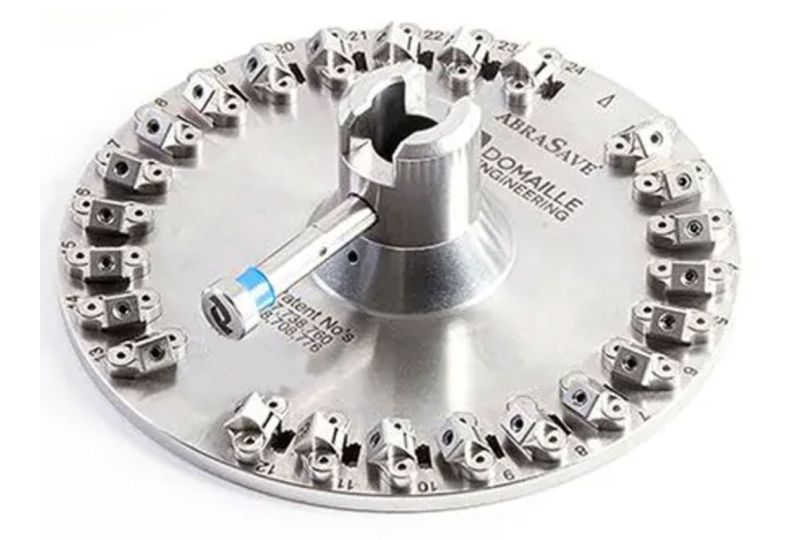 Domaille AbraSave® 24-Port 8° MT/APC Connector Polishing Fixture