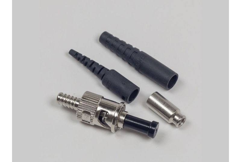 Amphenol ST Connector, 231µm Stainless Steel Ferrule, Metal Body