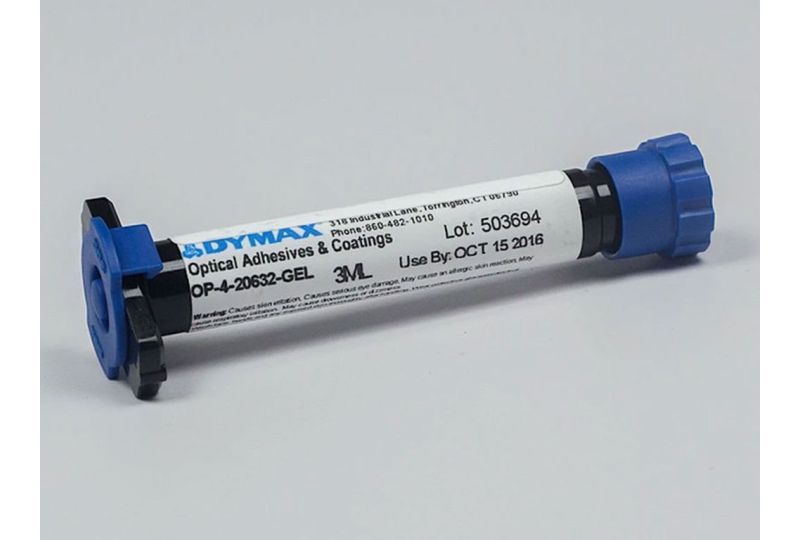 Dymax OP-4-20632-GEL UV Cure Optical Adhesive, 3ml Syringe