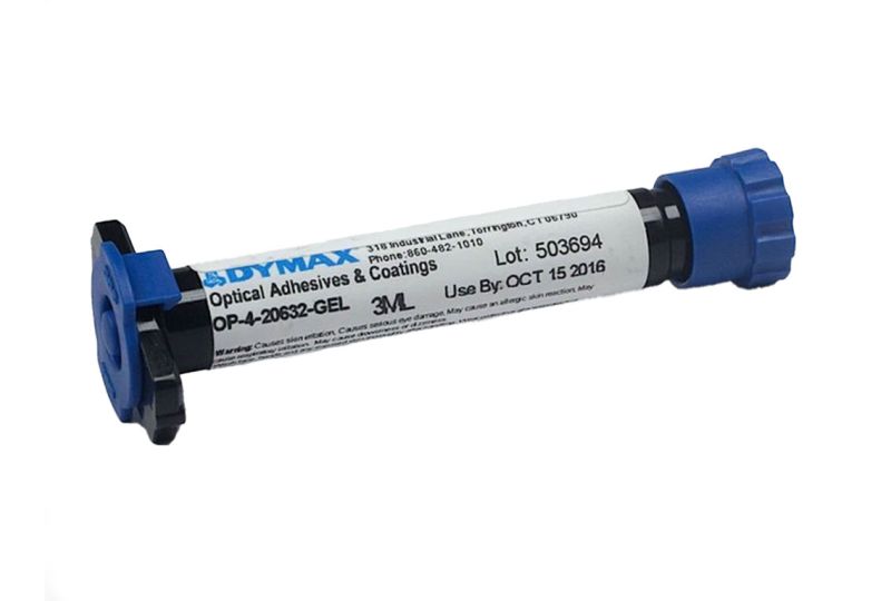 Dymax OP-4-20632-GEL UV Cure Optical Adhesive, 3ml Syringe
