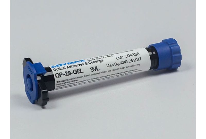 Dymax OP-29-GEL UV Cure Optical Adhesive, 3ml Syringe