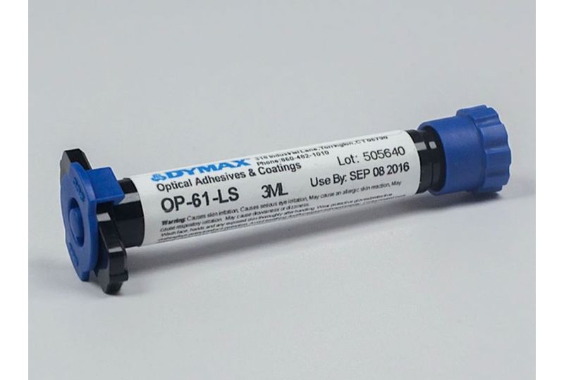 Dymax OP-61-LS Low-Shrink™ UV Cure Optical Adhesive, 3ml Syringe