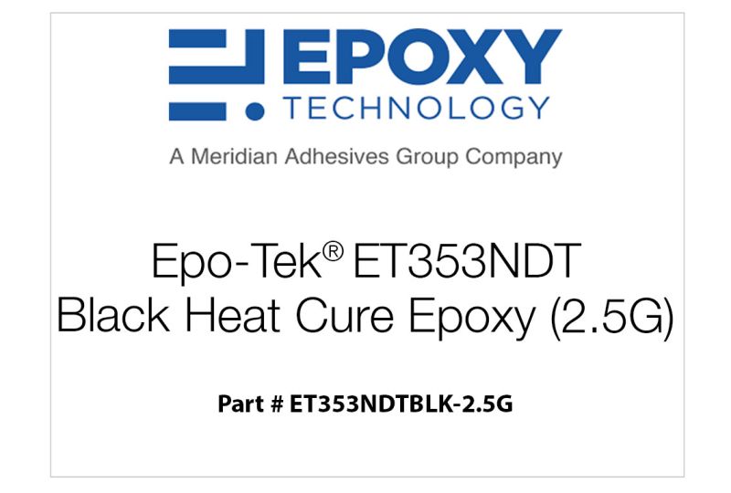 EPOTEK® 353ND-T High Temperature Black Epoxy, Heat Cure (2.5g)