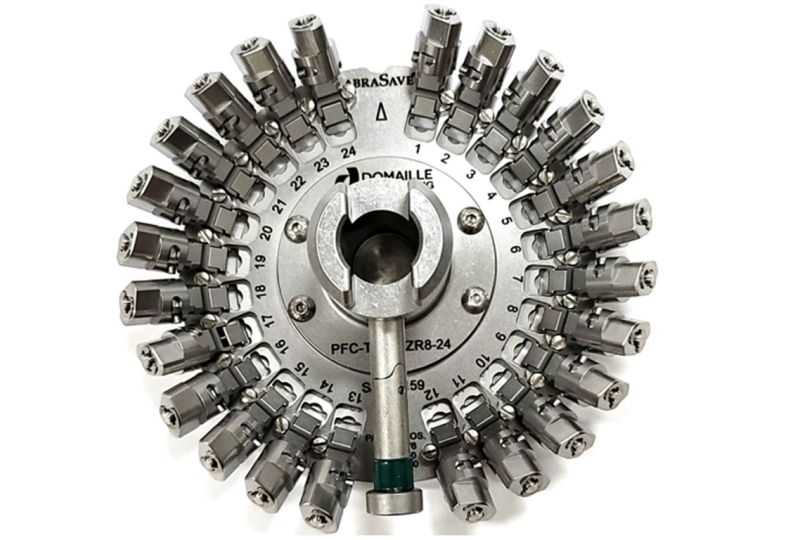 Domaille AbraSave 24-Port TMT/APC Polishing Fixture - Rapid Clamp