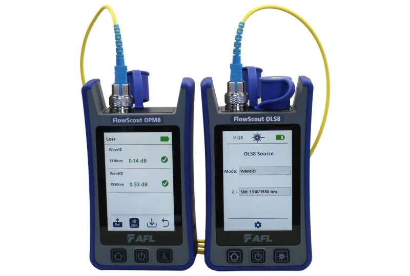 AFL FlowScout SMLP8-Quad Optical Loss Test Kit (850, 1300 AFL FlowScout SMLP8-Quad Optical Loss Test Kit (850, 1300