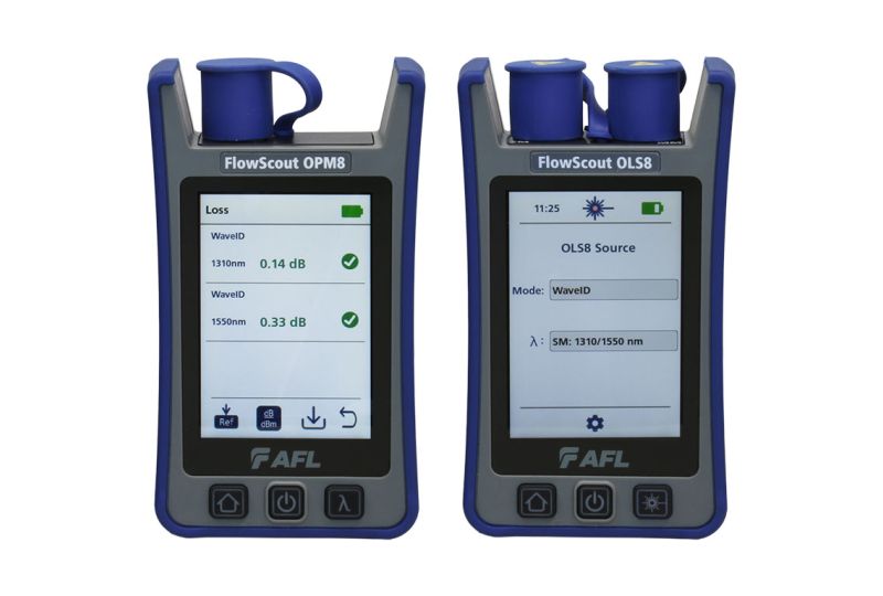 AFL FlowScout SLP8-FTTX Optical Loss Test Kit (1310, 1490, 1550nm)