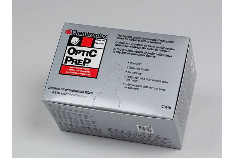 ITW Chemtronics OpticPrep Presaturated Wipes