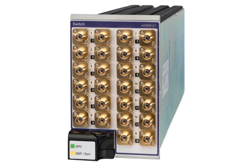 Single 1X12 SMF Bulkhead FC/APC Without Option