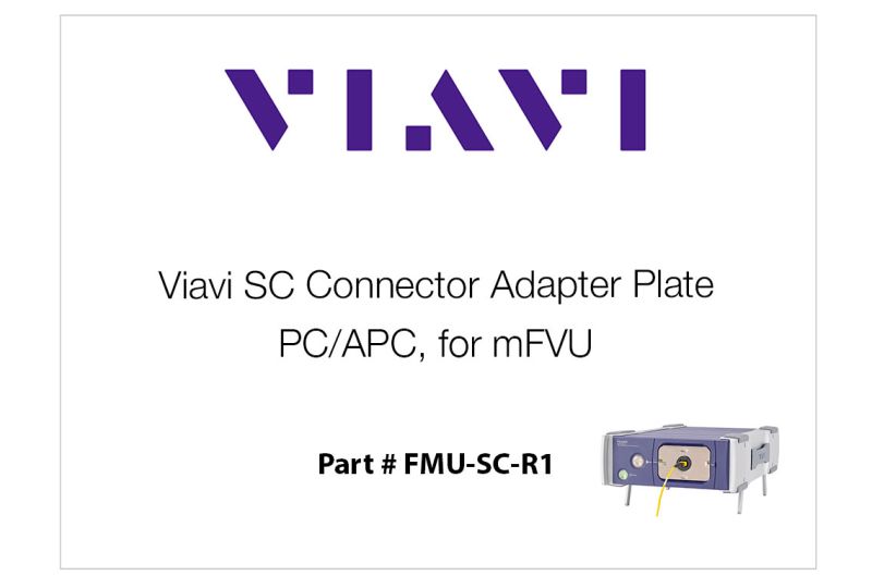 Viavi SC Connector Adapter Plate, PC/APC, for mFVU Microscope