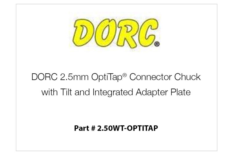 Mandril conector OptiTap® de 2.50 mm DORC con inclinación y placa ...