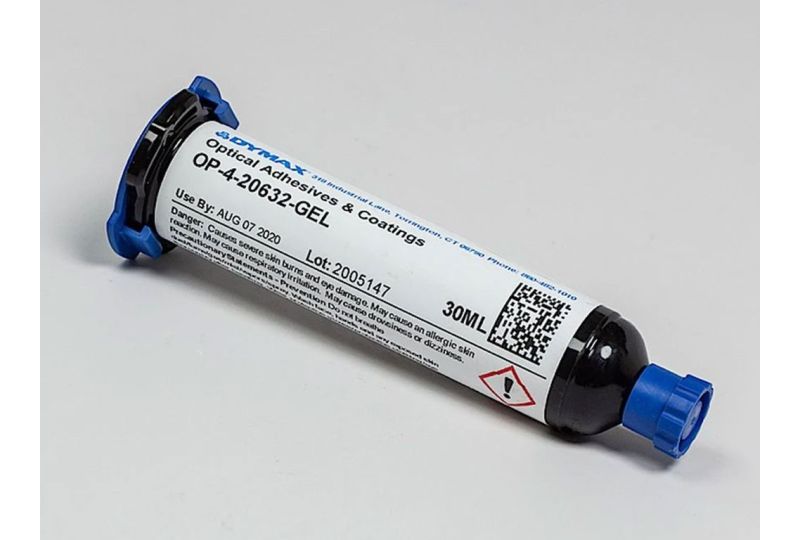 Dymax OP-4-20632-GEL UV Cure Optical Adhesive, 30ml Syringe