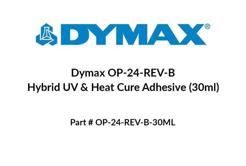 Dymax OP-24-REV-B Optical Adhesive, UV & Heat Cure - 30ml Syringe