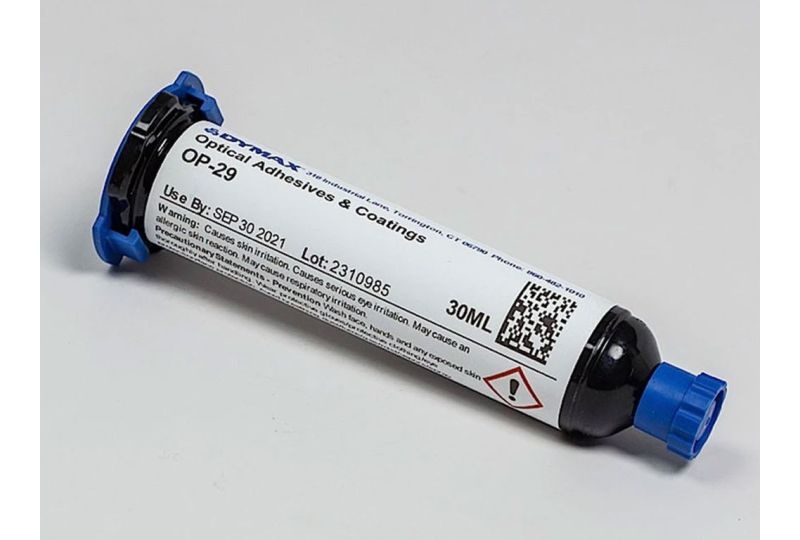 Dymax OP-29 UV Cure Optical Adhesive, 30ml Syringe