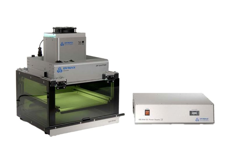 Dymax 5000-EC UV Epoxy Curing Flood Lamp, Light Shield, Z Shutter