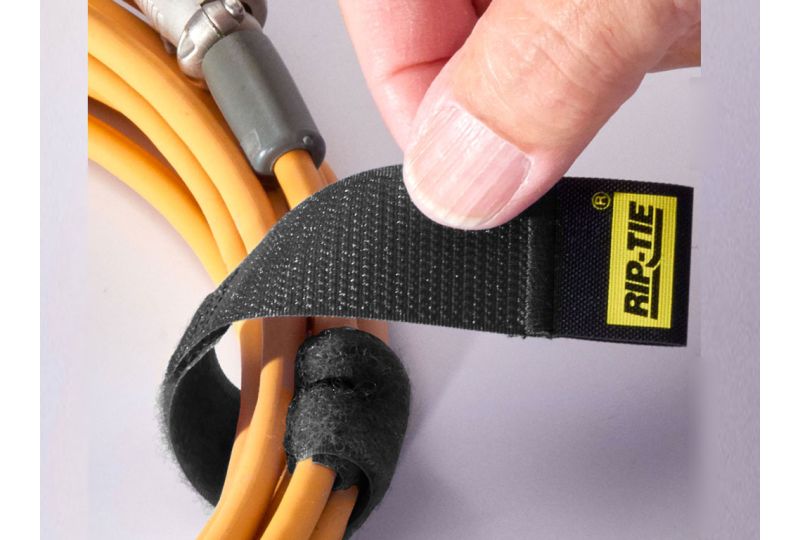 Black Rip-Tie CableWrap, 1" X 14", paquete de 3 - Centro de fibra óptica