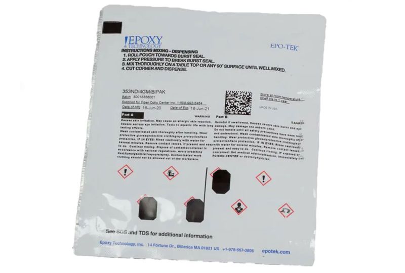 EPOTEK® 353ND Hochtemperatur-Epoxidharz, hitzehärtend (4 g)