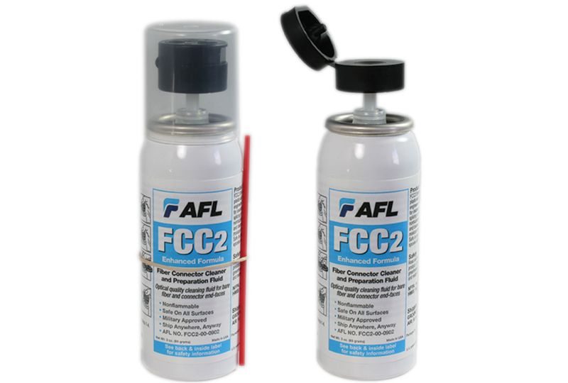 AFL FCC2 Enhanced Formula Fiber Connector Cleaner - 3oz