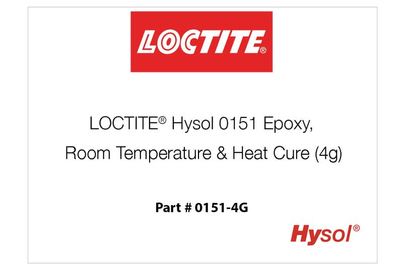 LOCTITE® Hysol 0151 Epoxy, Room Temperature & Heat Cure, 4g