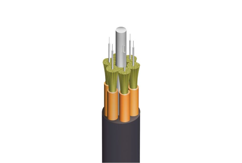 AFL 6 Fiber I/O Breakout Riser SM