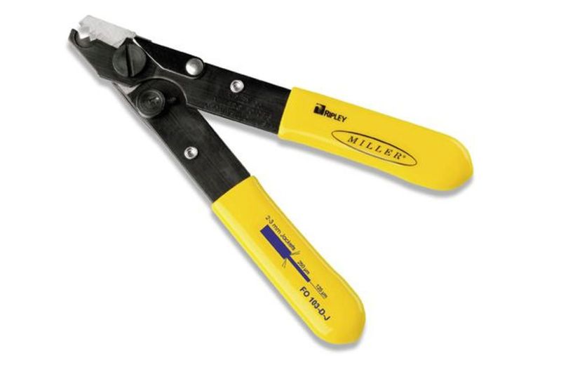 Miller Dual-Hole Fiber Optic Jacket and Buffer Stripper
