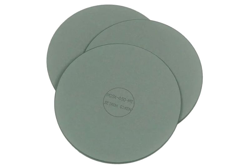 Seikoh Giken Glass Polishing Pad - 5" Disc, 4.5mm Thick (3pcs/Set)