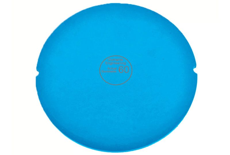 Domaille Locking Rubber Polishing Pad - 5" Disc, 60 Durometer