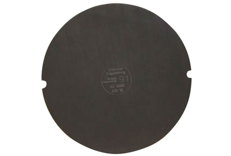 Domaille Locking Rubber Polishing Pad - 5" Disc, 90 Durometer