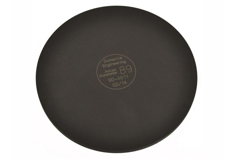Domaille Engineering 4 1/8", 90-Durometer Rubber Pad - Black