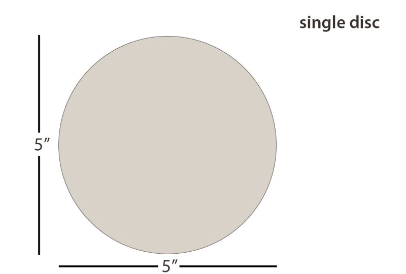3M™ 661X Diamond Lapping Film Disc - 5" 0.5 Micron