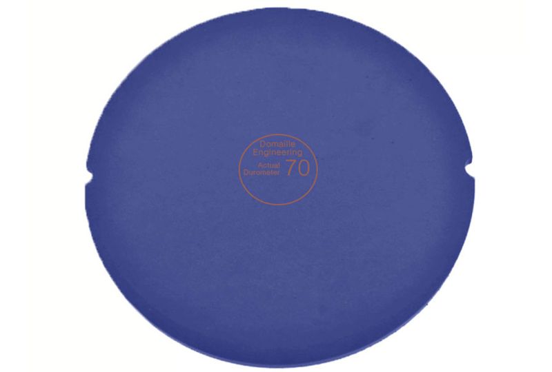 Domaille Locking Rubber Polishing Pad - 8" Disc, 70 Durometer