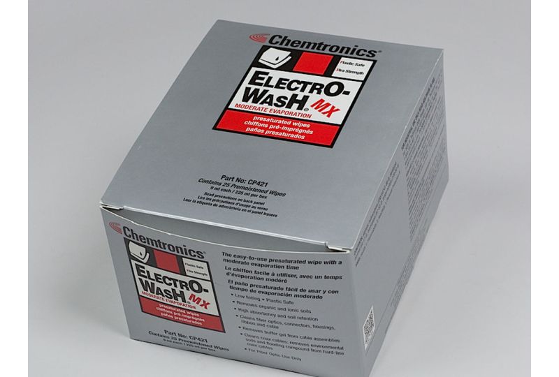 ITW Chemtronics Electro-Wash MX Presaturated Wipes